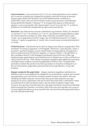 Dialektet e shqipes | DOCX
