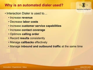 Dialer 3 0 innovation in outbound campaign management | PPTX | Web Conferencing | Computer ...