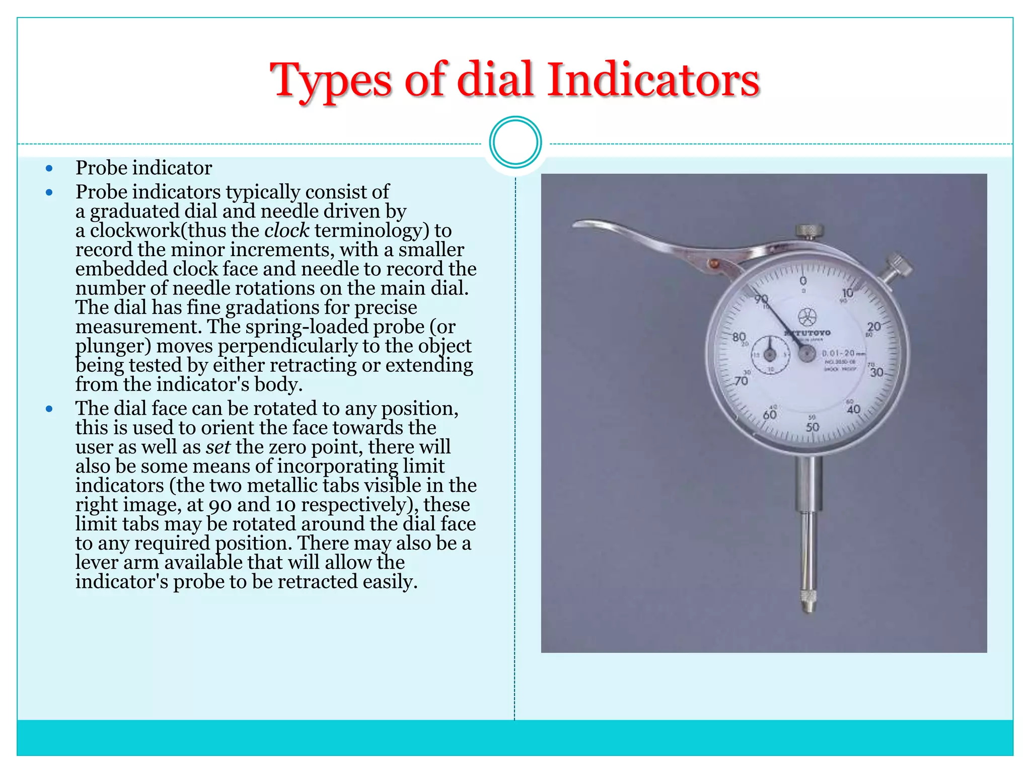 Dial indicator | PPTX