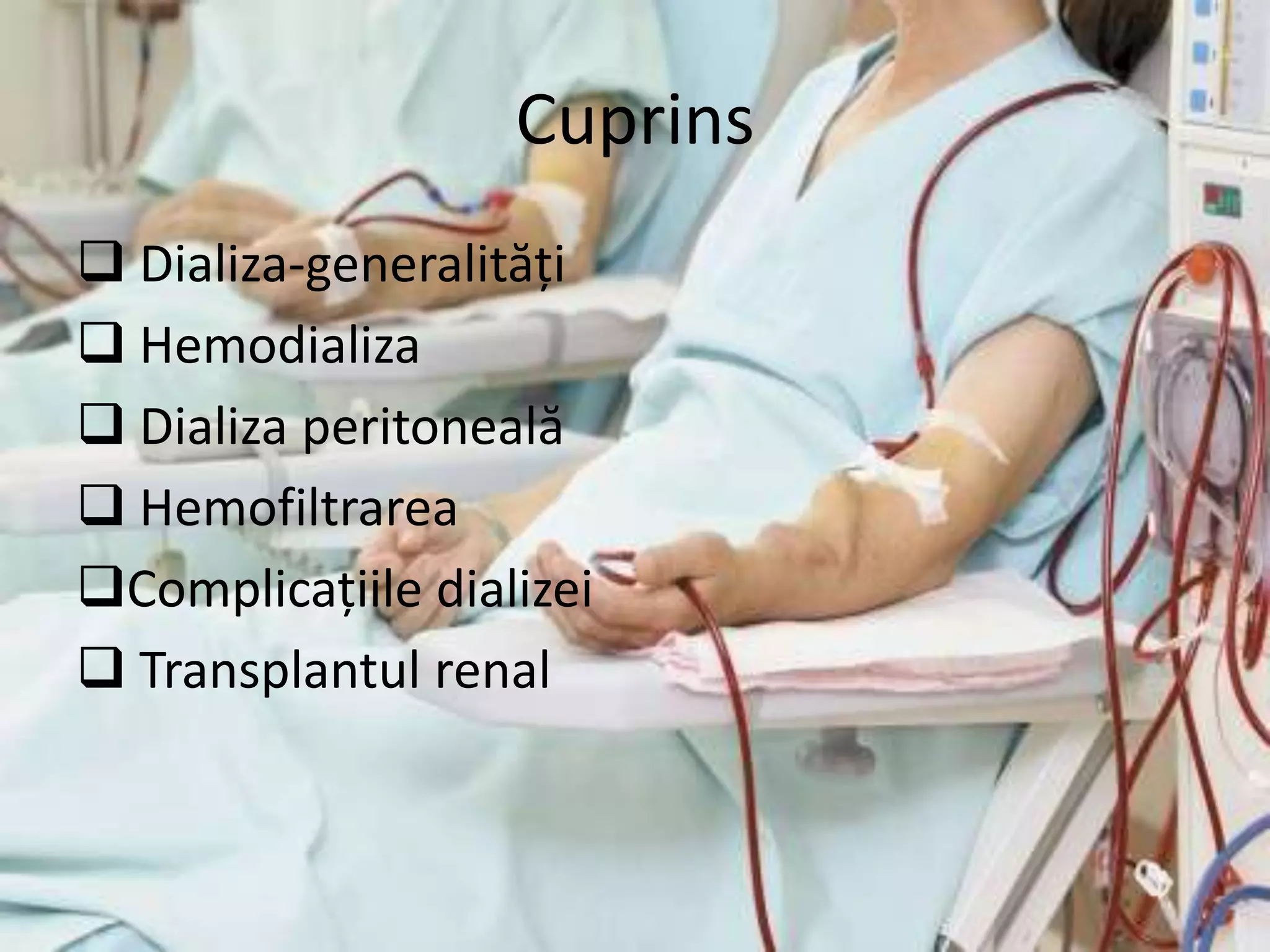 Dializa si transplantul renal | PPTX