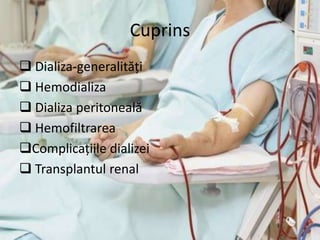 Dializa si transplantul renal | PPTX
