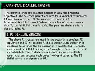 Diallele selective mating system | PPTX