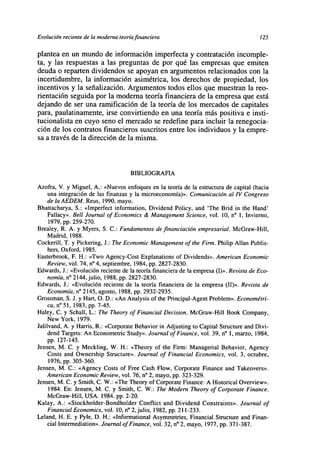 Evolucion de la Teoria Financiera | PDF
