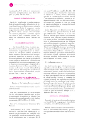 técnicas de desobturación pernos intrarradiculares | PDF