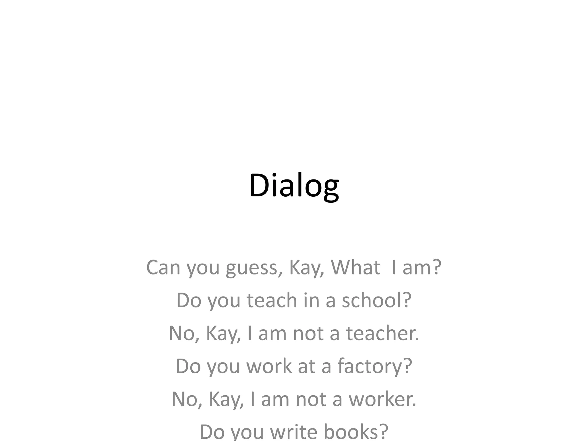 Dialog | PPT