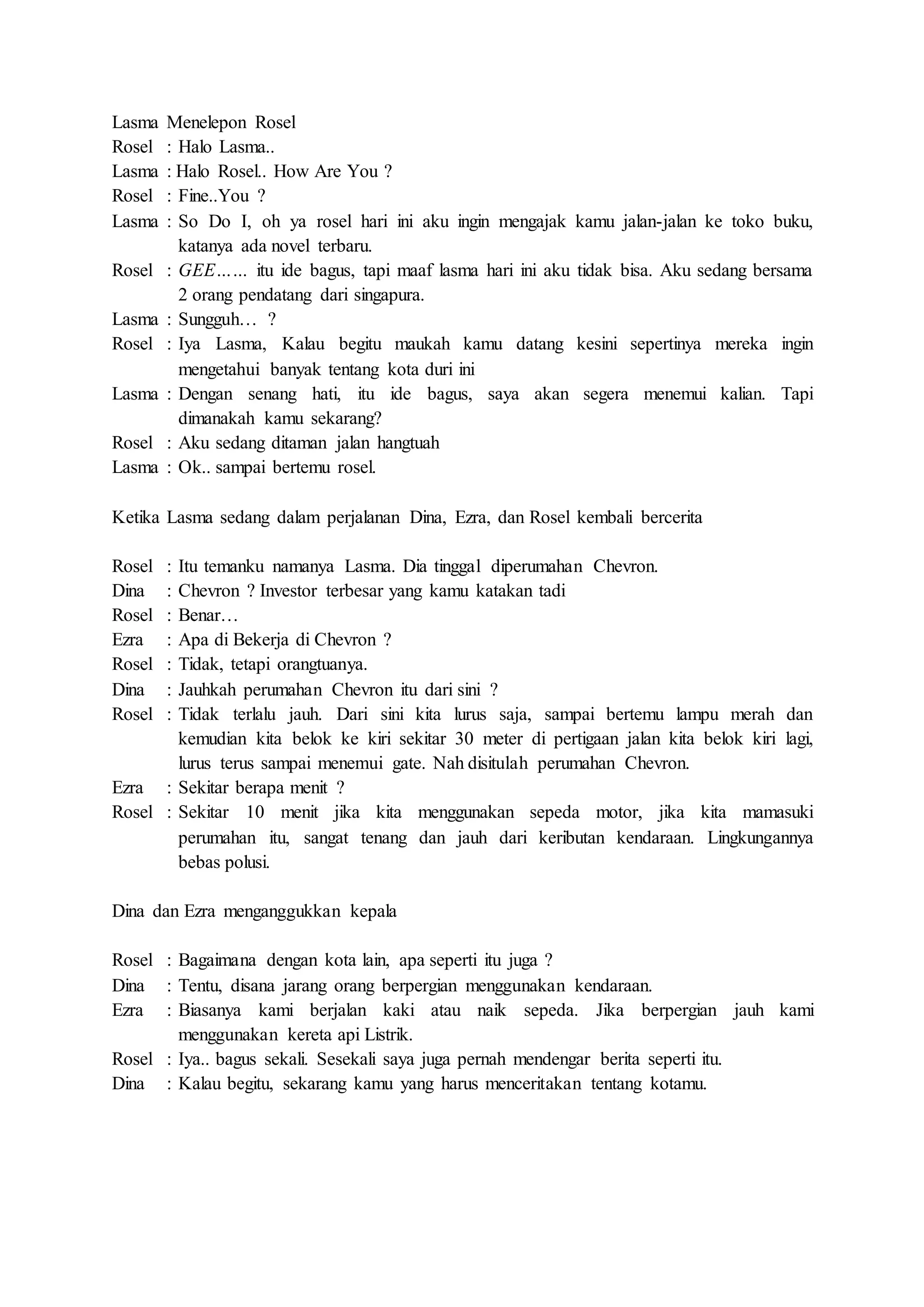 Dialog amik | DOCX