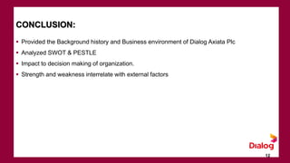 Dialog axiata plc - BBE | PPTX