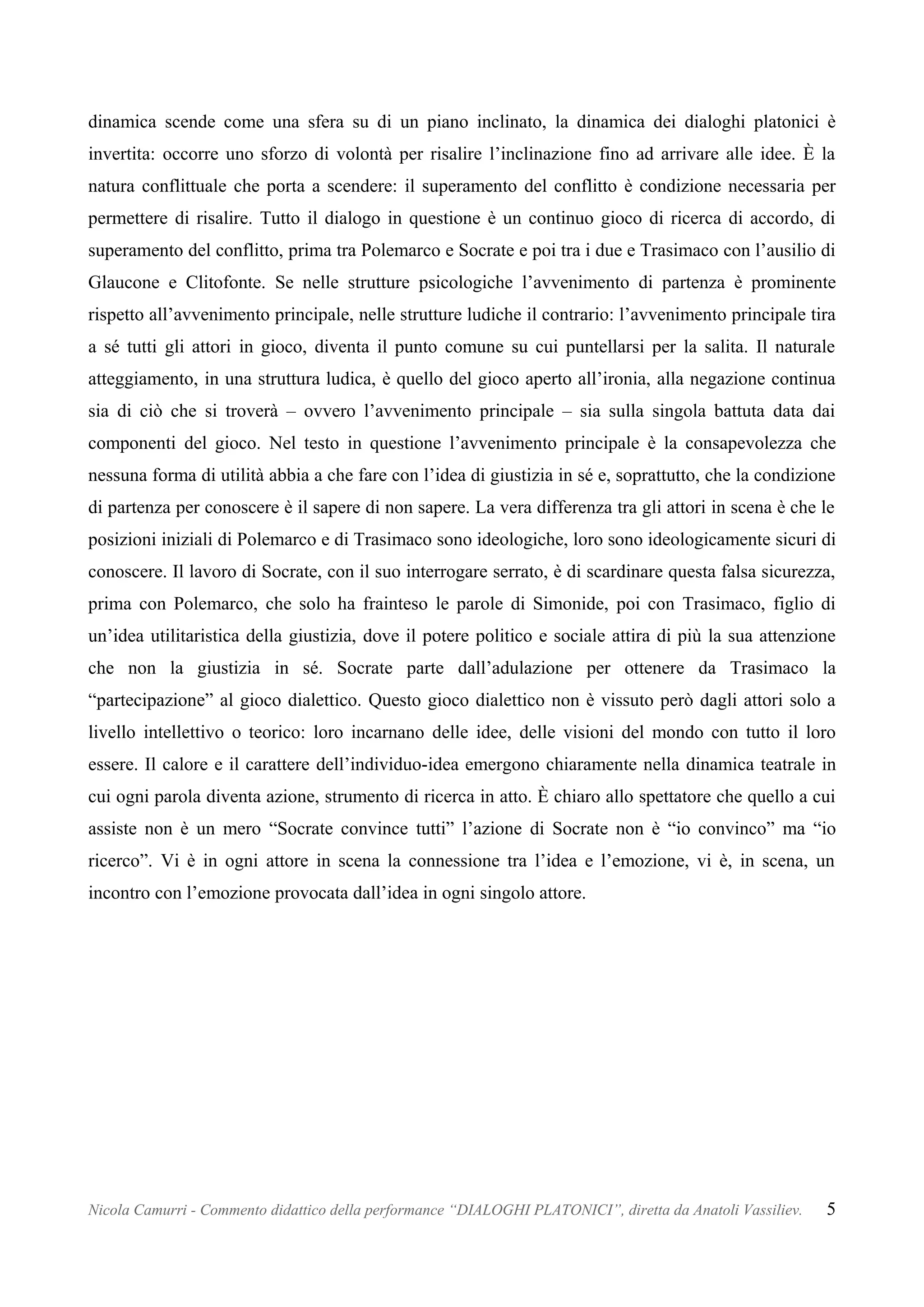 Dialoghi Platonici - Anatoli Vassiliev | PDF