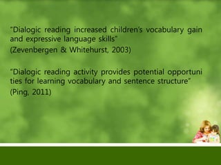 Dialogic book reading in Indonesian EYL Context | PPT