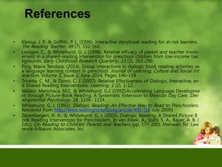 Dialogic book reading in Indonesian EYL Context | PPT