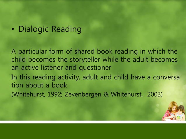 Dialogic book reading in Indonesian EYL Context | PPT