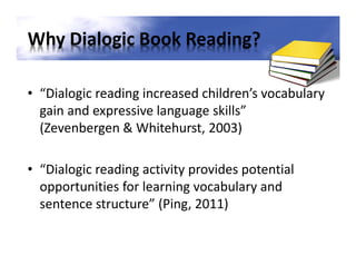 Dialogic book reading 101- Presentation at KOTESOL 2013 | PDF