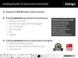LTE World Summit - The Next Generation of Diameter Signaling ...