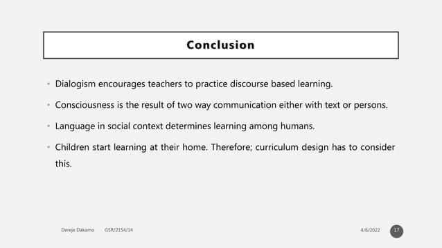Dialogism | PPTX | Education