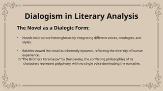 Dialogism by Mikhail Bakhtin........pptx