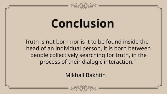 Dialogism by Mikhail Bakhtin........pptx