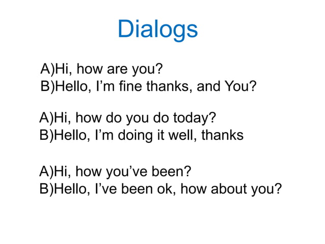 Dialogos en pares | PPT