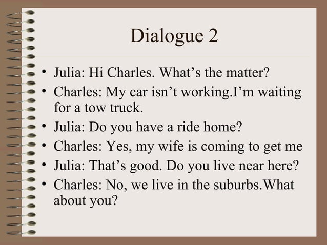 Dialogue 1 | PPT