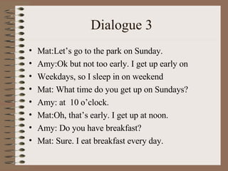 Dialogue 1 | PPT