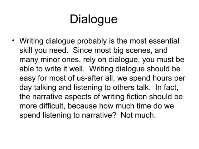 Dialogue | PPT