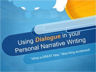 Dialogue | PPT