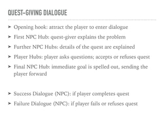 Dialogue in Games | PDF | Roleplaying Games | Games and Puzzles