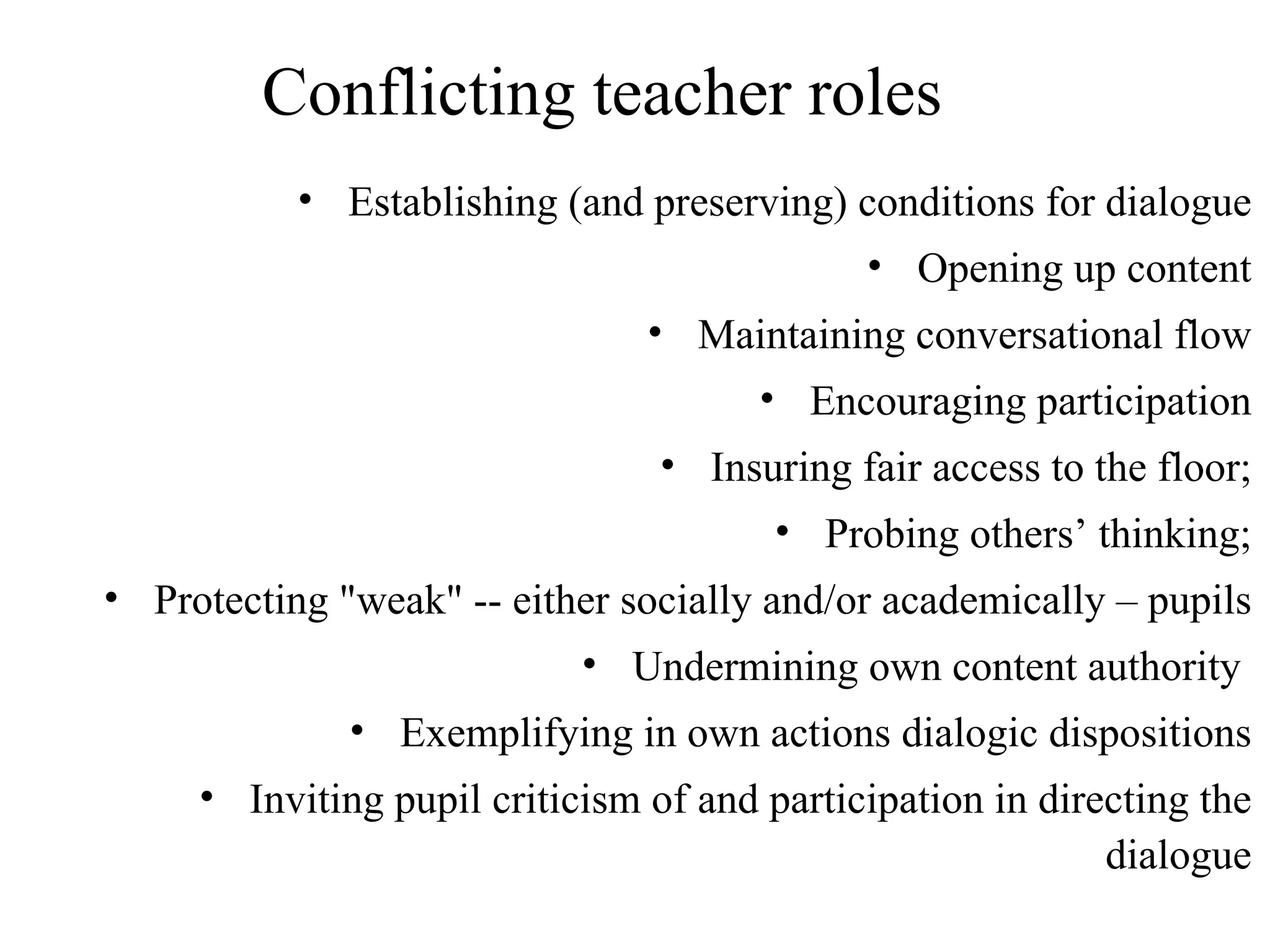 Dialogue in the Classroom | PPT