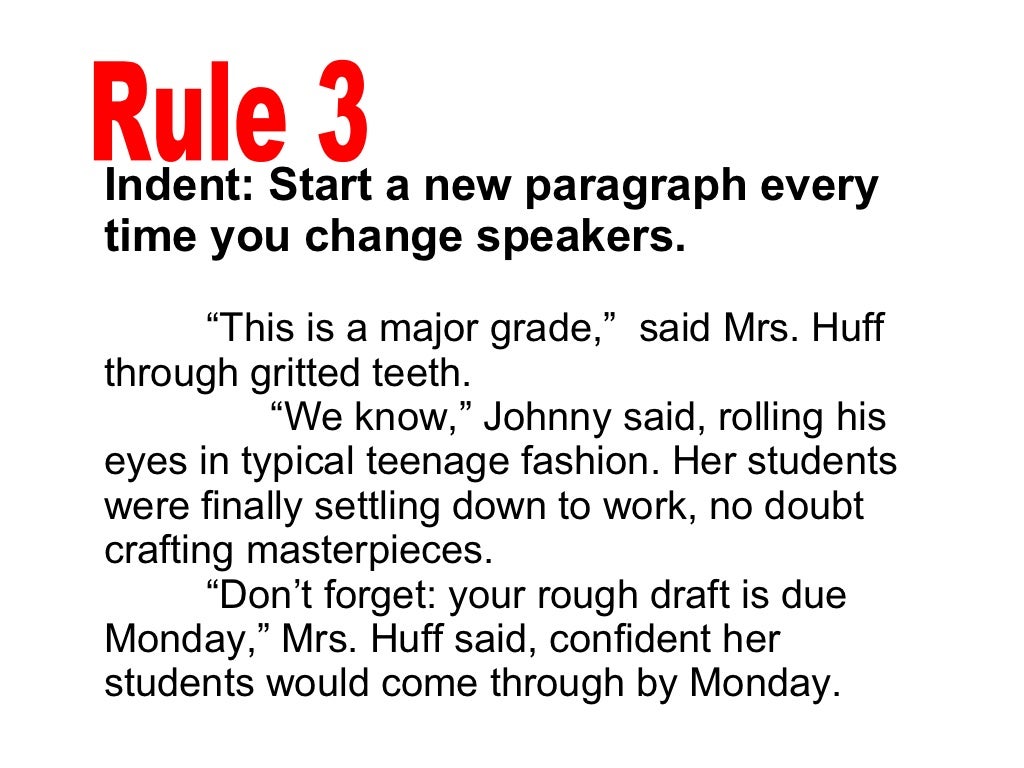 Dialogue Rules