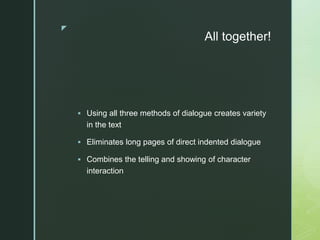 Dialogue, part 2 | PPTX