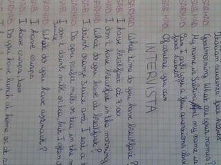 Dialogue an interview about food habits | PPTX