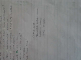 Dialogue an interview about food habits | PPTX