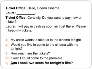 Dialogue Completion - General | PPT