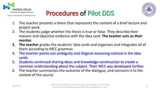 Dialogue design system to share information and construct knowledge | PPT