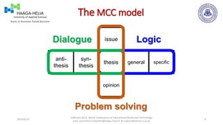 Dialogue design system to share information and construct knowledge | PPT