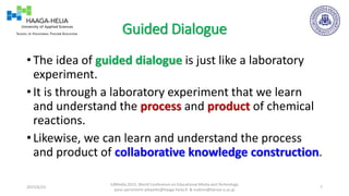Dialogue design system to share information and construct knowledge | PPT