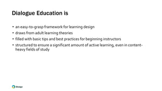 Dialogue Education | PPTX