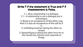 Authentic Dialogue, topic in the subject ntroduction to Philosophy of ...