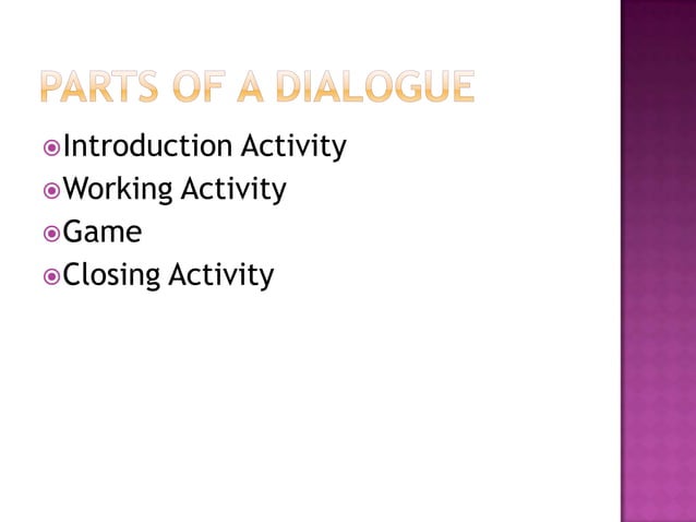Dialogue facilitation | PPT
