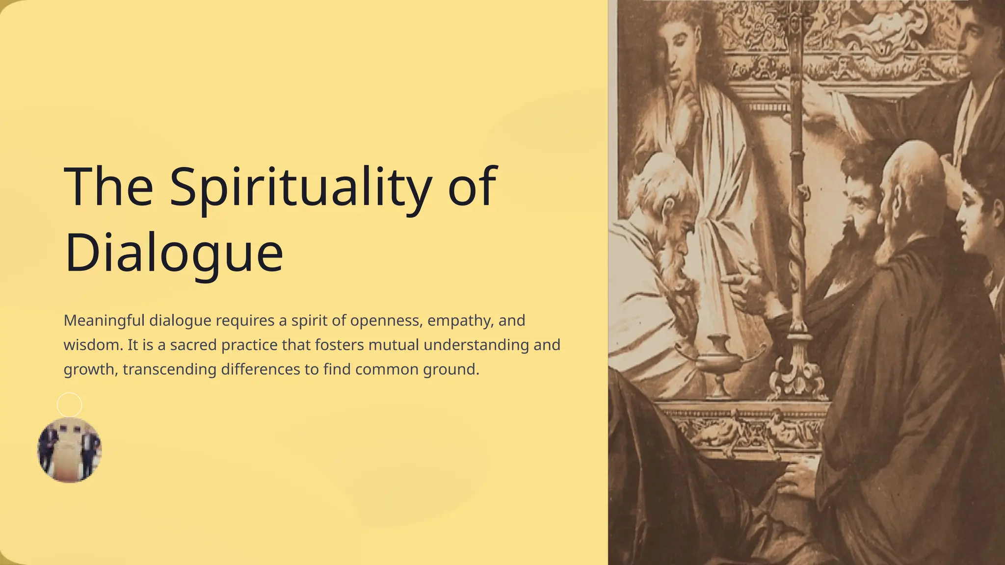 THE IMPORTANCE OF DIALOGUE IN DAILY LIFE-- Fr SARATH THOMAS (SEBASTIAN ...