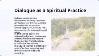 THE IMPORTANCE OF DIALOGUE IN DAILY LIFE-- Fr SARATH THOMAS (SEBASTIAN ...