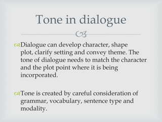Dialogue language features | PPTX