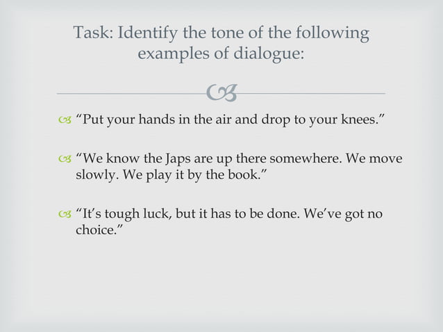 Dialogue language features | PPTX | Screenwriting | Content Production