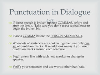 Dialogue language features | PPTX