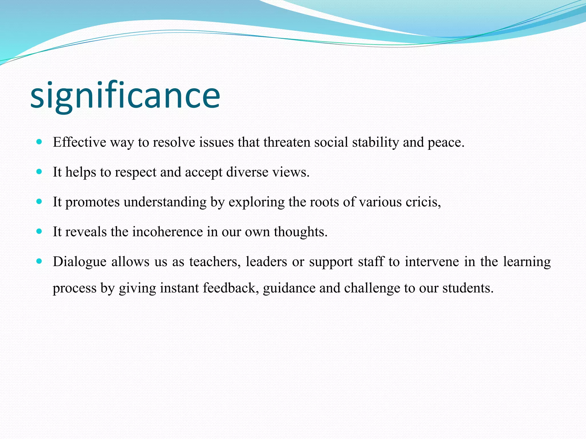 Dialogue method | PPTX