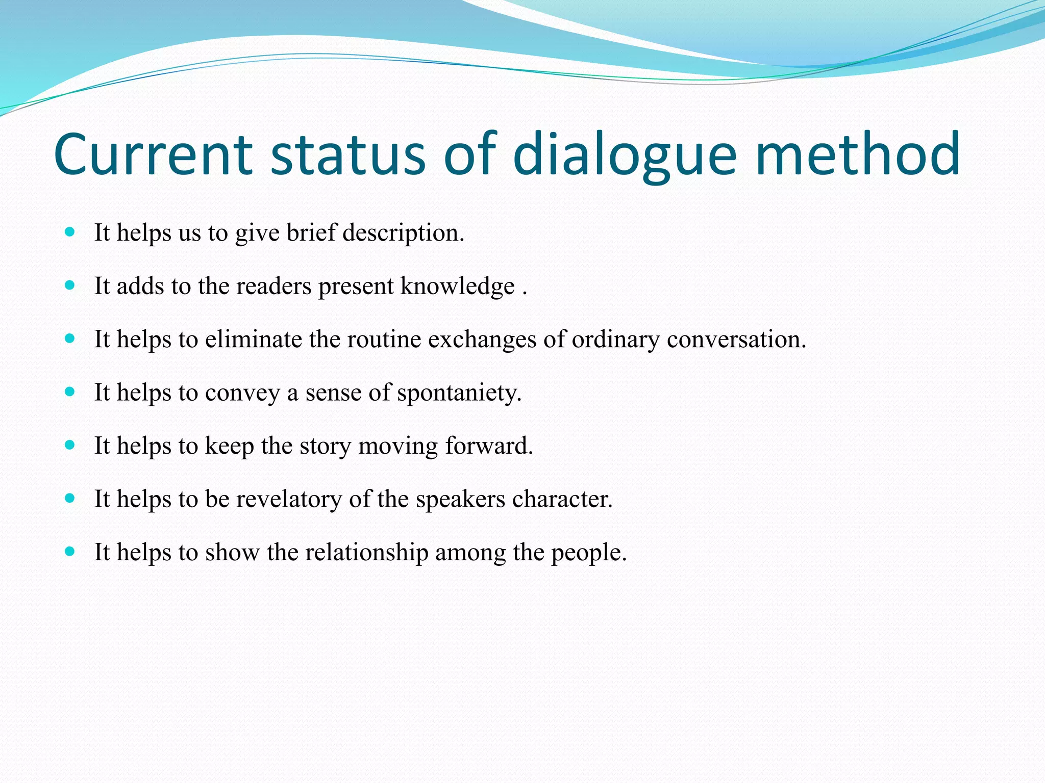 Dialogue method | PPTX