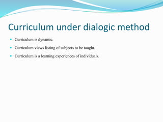 Dialogue method | PPTX