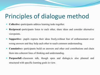 Dialogue method | PPTX