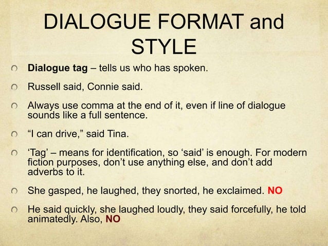 CREATIVE WRITING: Dialogue ppt | PPTX | Genres