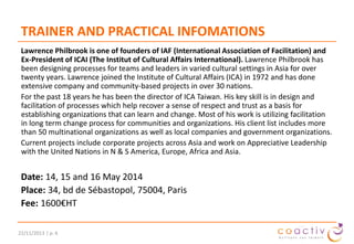 Dialogue program, 14th to 16th May 2014 | PPT