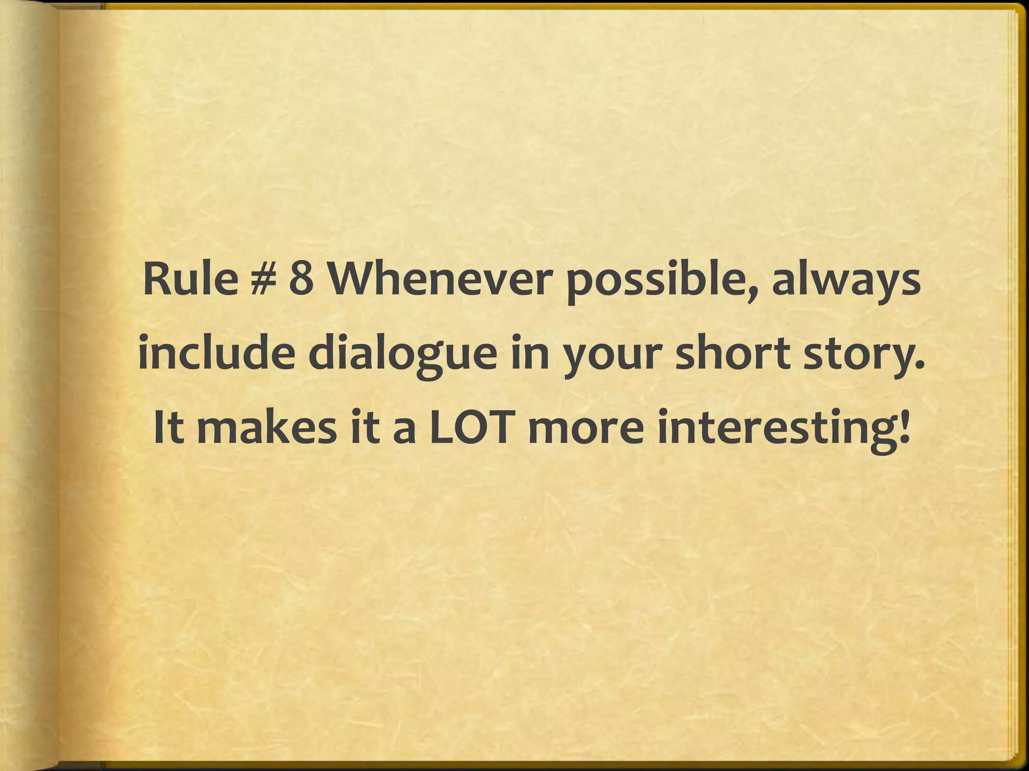 Dialogue Rules! | PPTX